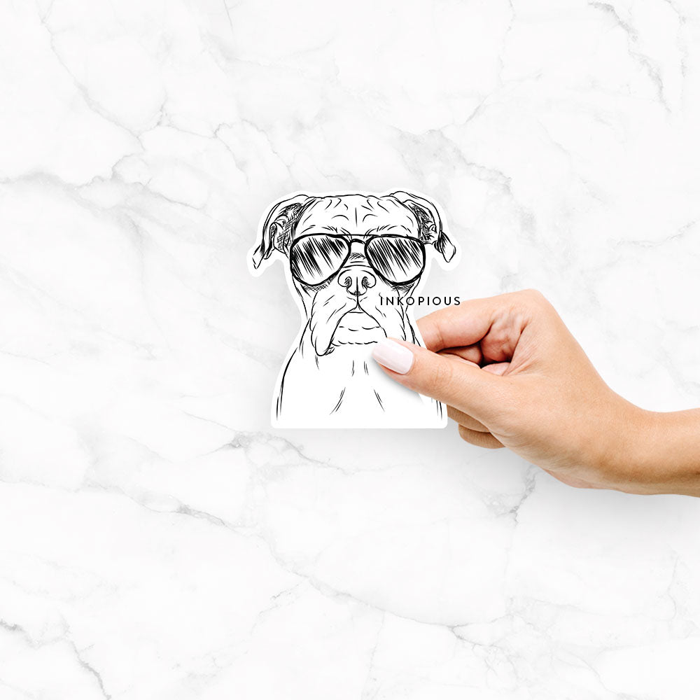 Axel the Boxer - Decal Sticker - Inkopious
