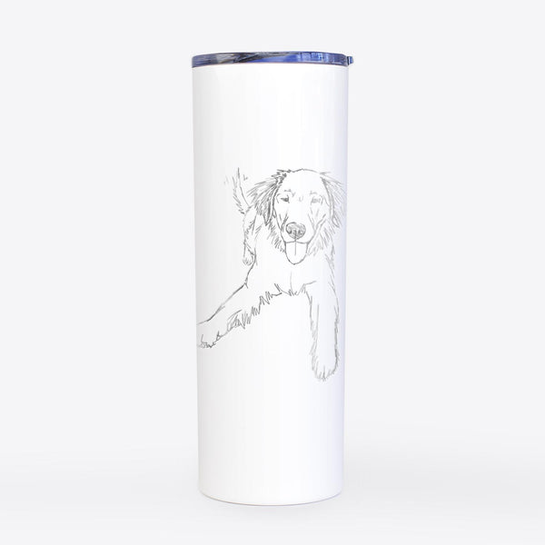 Doodled Loganator the Golden Retriever - Inkopious